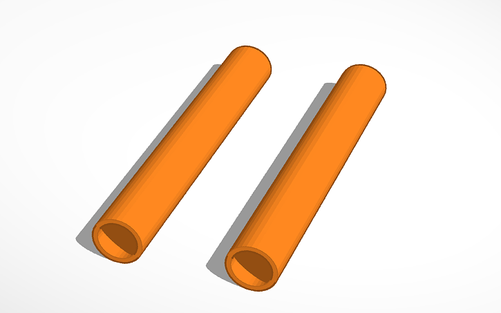3D design Axel rods - Tinkercad