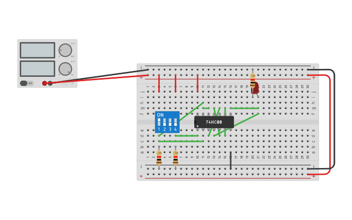 Circuit design Latch | Tinkercad