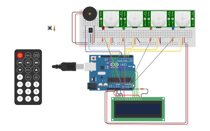 Circuit design Copy of Calculator | Tinkercad
