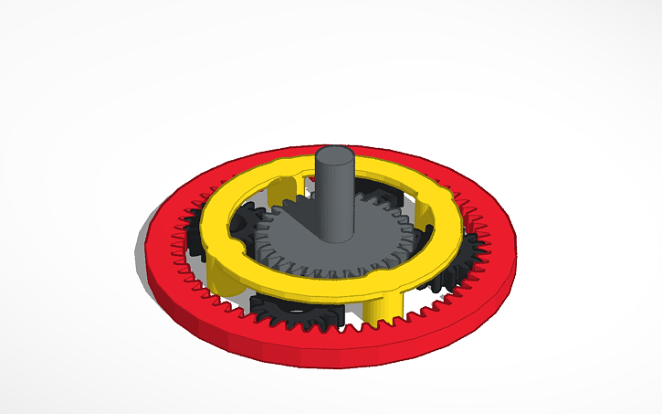3D design Planetary gear set - Tinkercad