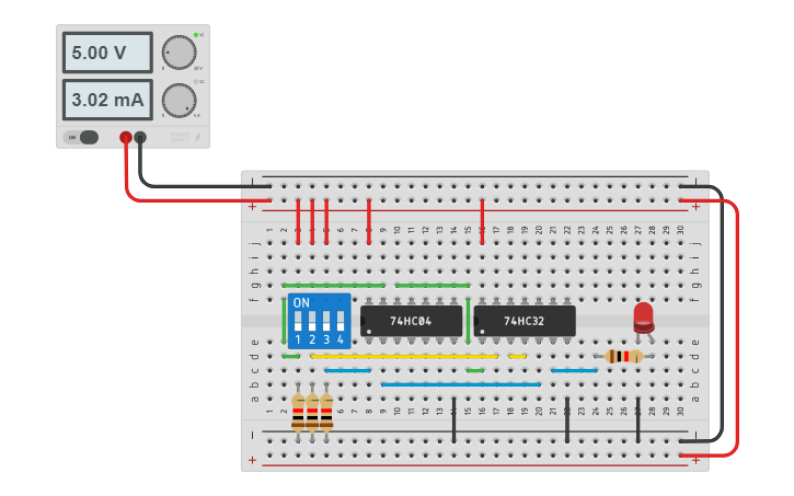 Circuit design Simplified Circuit Tinkercad - Tinkercad