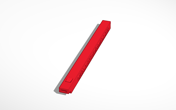 3D design square whistle - Tinkercad