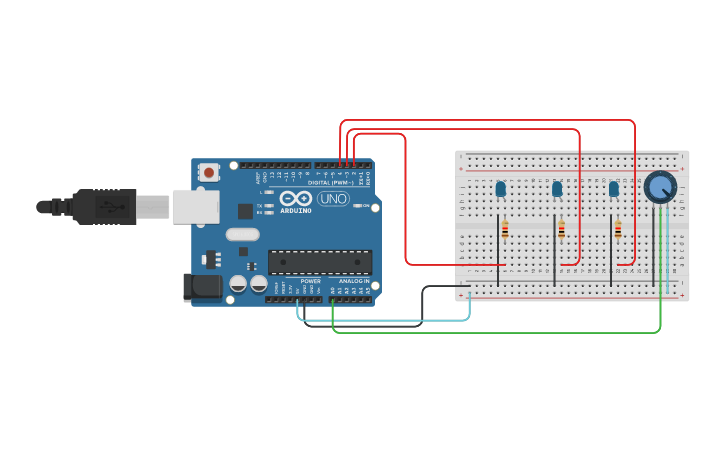 Circuit design Variable Resistor 407_35 | Tinkercad