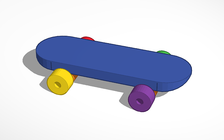 3D design Skateboard | Tinkercad