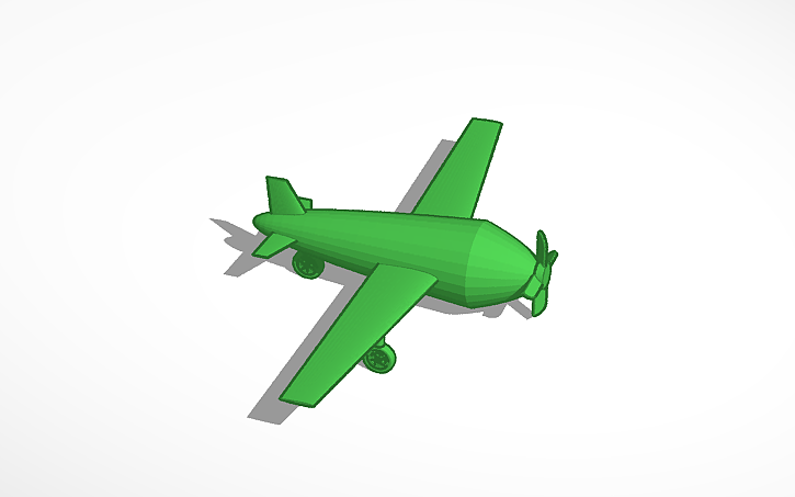 3D design Aircraft - Tinkercad