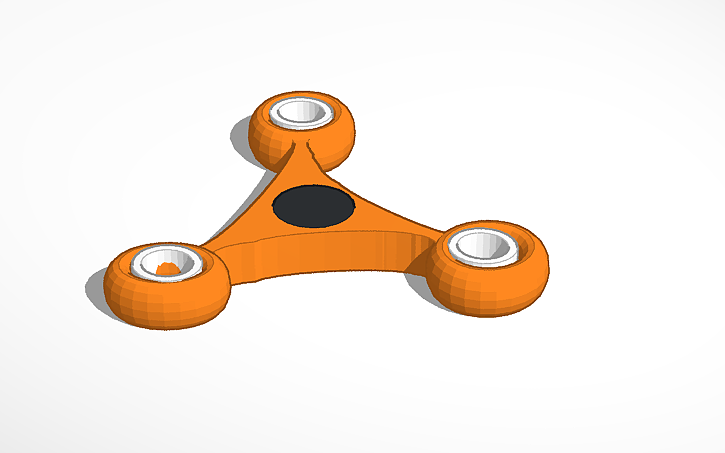 3D design fidgetspinner - Tinkercad