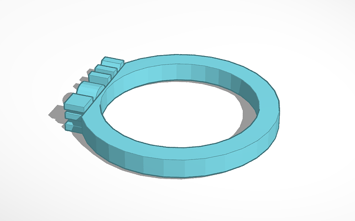3D design NICE RING - Tinkercad