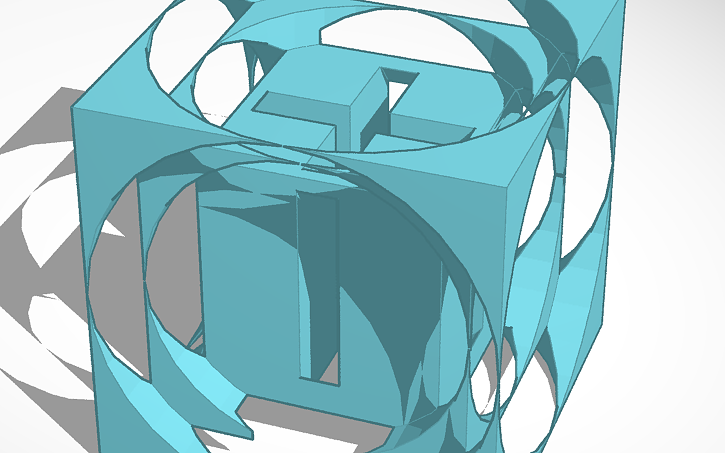 3D design CUBE THING | Tinkercad