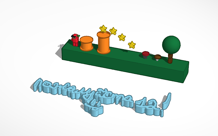 3D design Super Mario! | Tinkercad