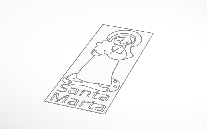 3D design Santa Marta - Tinkercad