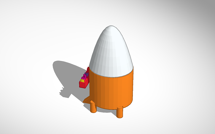 3D design De pwa raket | Tinkercad