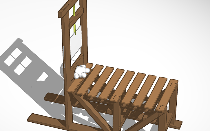 3D design Guillotine - Tinkercad