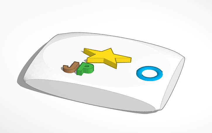 3d Design Badge Tinkercad