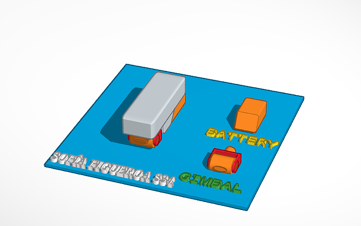 3D design Modeling a Battery - Tinkercad
