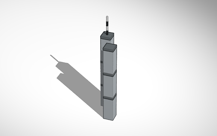 3D design Twin Towers | Tinkercad