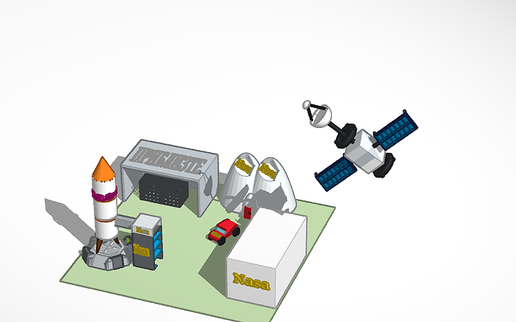 3D design Nasa space station - Tinkercad