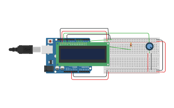 Circuit design 2. Tabla ASCII - Tinkercad