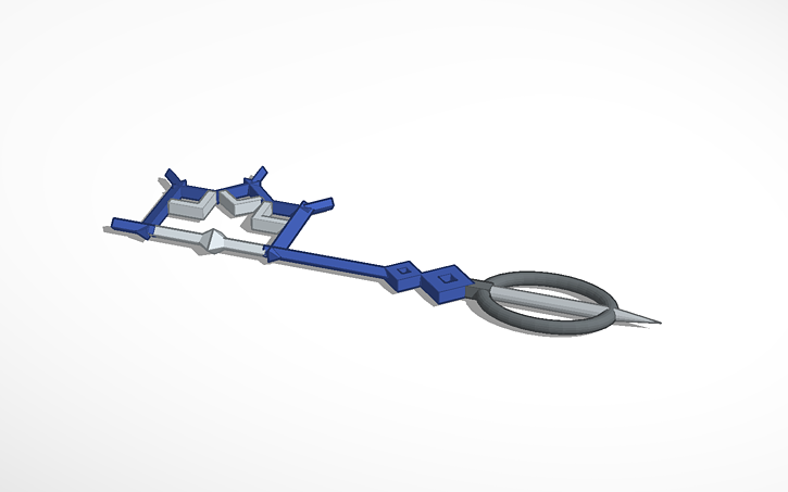 3D design Copy of Stormfall Keyblade Ds Stylus - Tinkercad