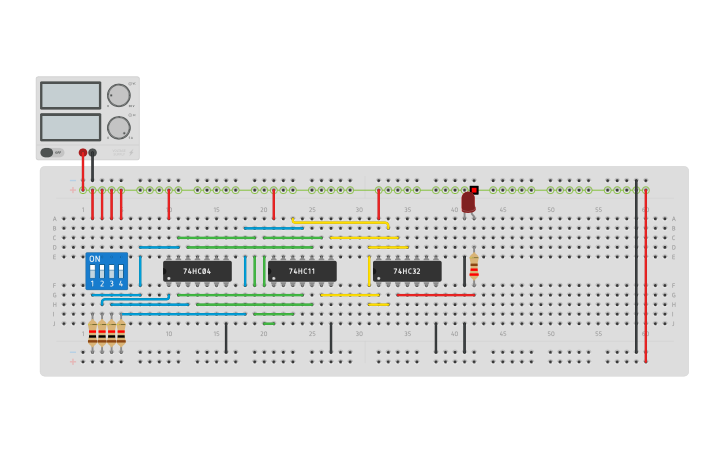 Circuit Design Combinational Logic Ckt Tinkercad