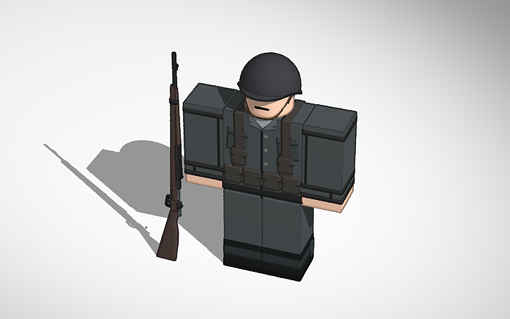 3D design antares soldier (Roblox centaura) - Tinkercad