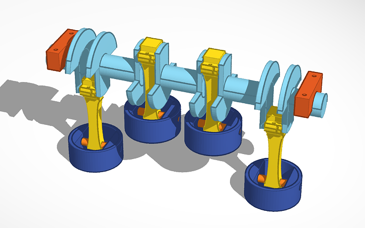 3D design motor - Tinkercad