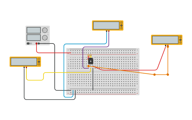 Circuit design sim - Tinkercad
