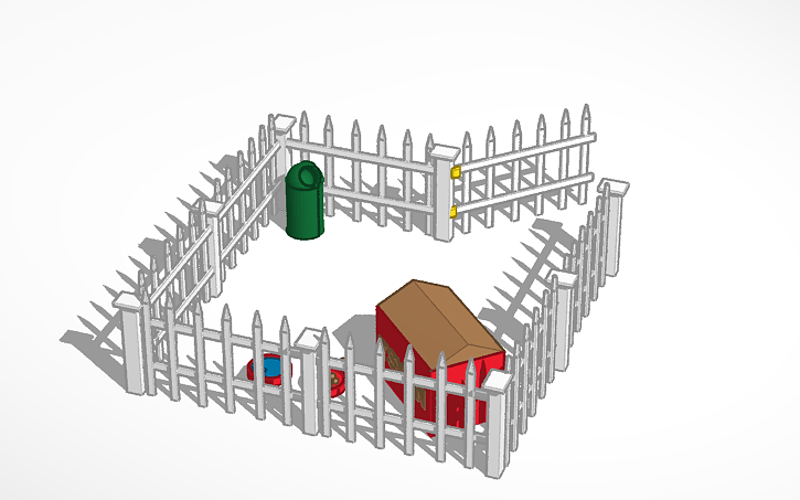 3D design lewissrima_picket fence - Tinkercad