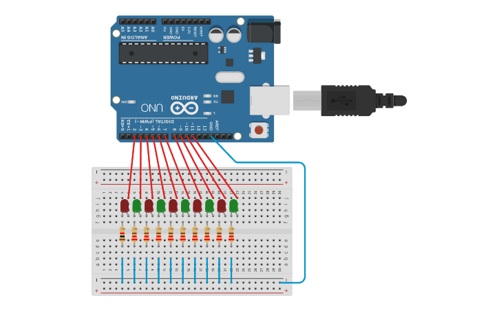 Circuit Design Arduino Tinkercad 5735