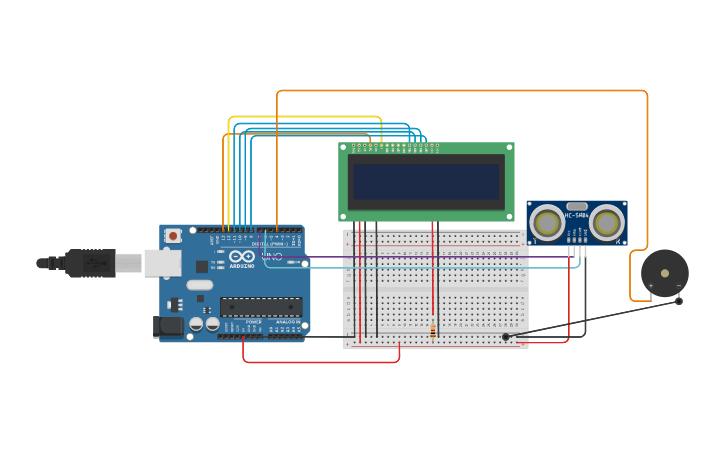 Circuit design MINI PROJECT - Tinkercad