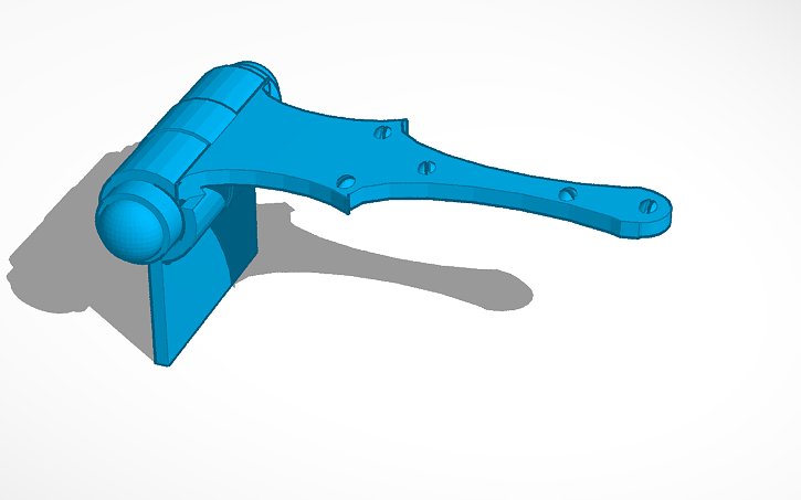 3D design single hinge | Tinkercad