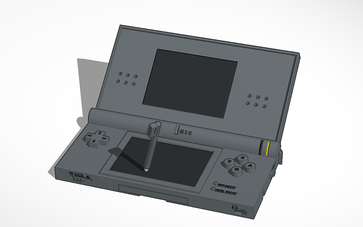 3D design NINTENDO DS - Tinkercad