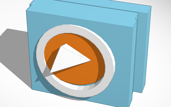 3D design Windows Music Player Logo - Tinkercad