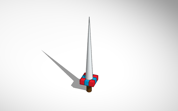 3D design mega sword - Tinkercad