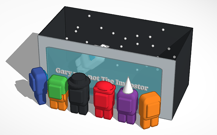 3D design Among Us Part 3 - Tinkercad