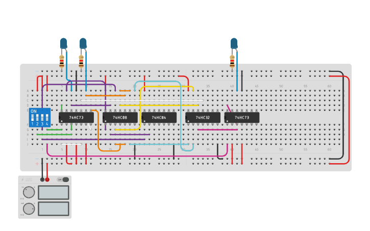 Circuit Design 3 Bit Synchronous Up Down Counter Using Jk Flipflop Ic