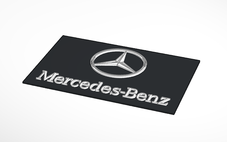 3D design Mercedes Logo | Tinkercad