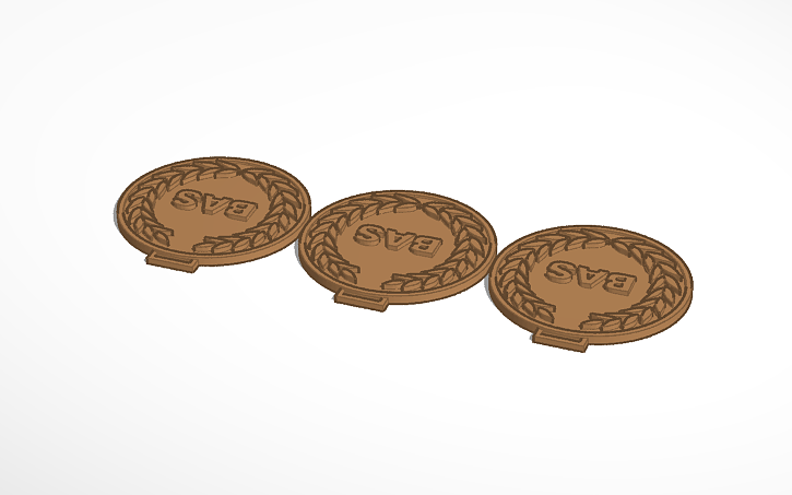 3D design Medal - Tinkercad