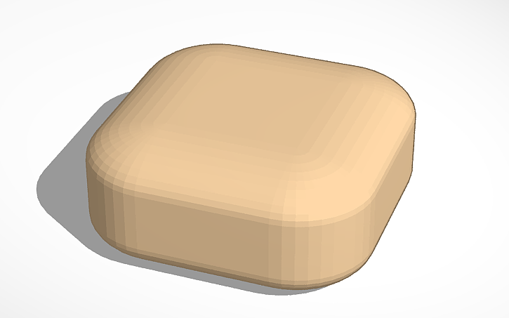 3D design Cushion object - Tinkercad