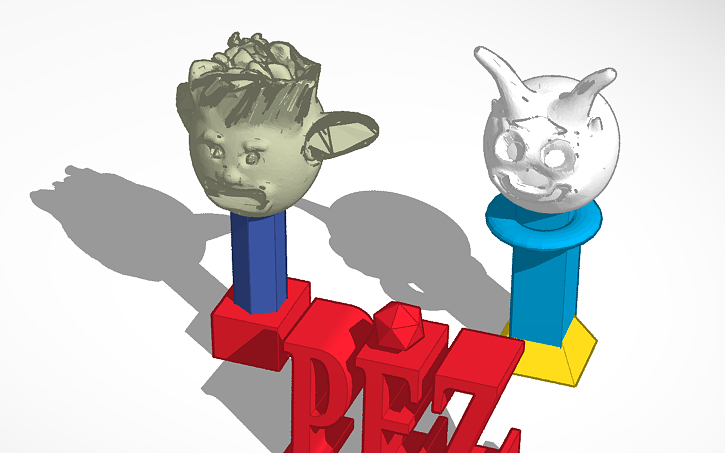 3D design Art PezDispenser[#1] Charles Norland-au - Tinkercad