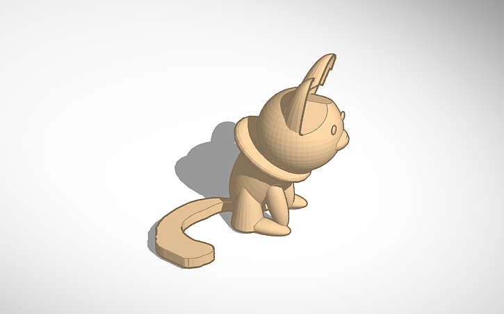 3D design cat | Tinkercad