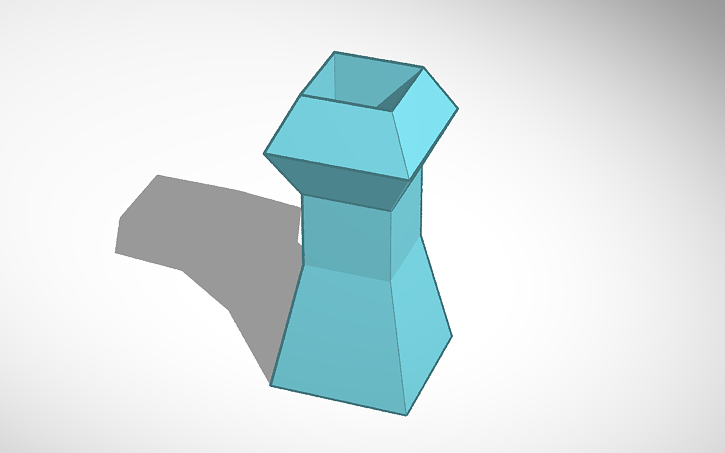 3D design Kamin/Chimney H0 1:87 - Tinkercad