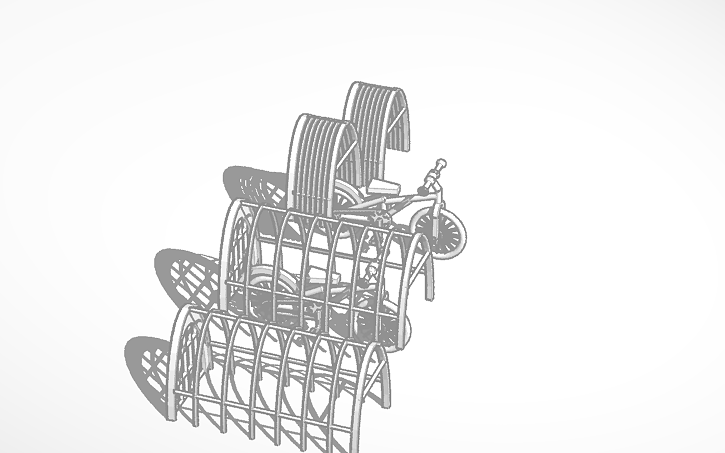 3D design Bike Cage Thing - Tinkercad