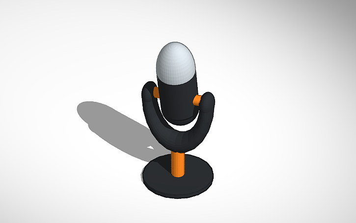 3D design Mikrofon@Janne - Tinkercad