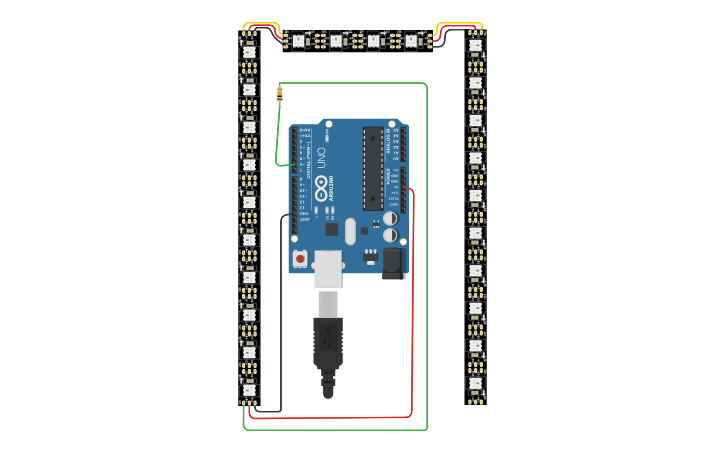 Circuit design Copy of Copy of NeoPixel Strip - Tinkercad Circuit design Copy of Copy of NeoPixel Strip - Tinkercad