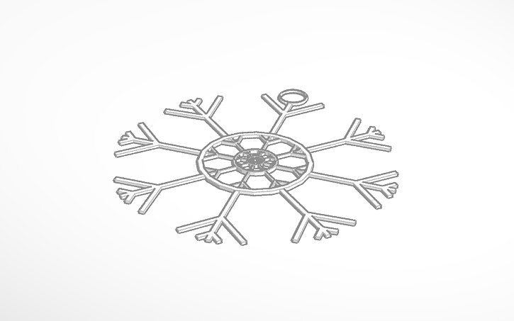 3D design Snowflake | Tinkercad