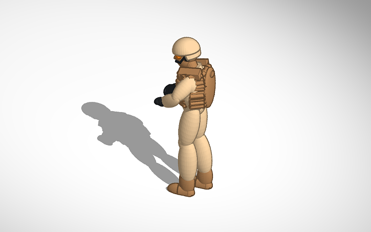 3D design Honor the us army - Tinkercad