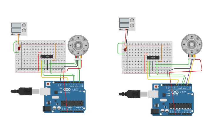 Circuit design Task Motor PID - Tinkercad