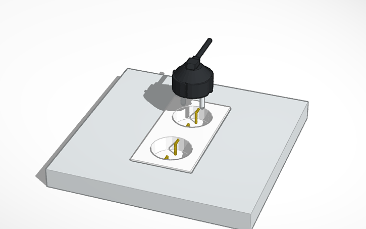 3D design CONSENT and PLUG - Tinkercad