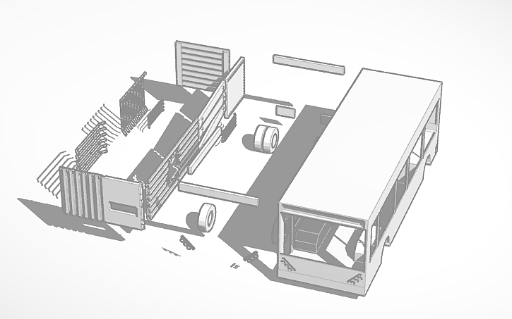 3D design BUS_PARTS - Tinkercad