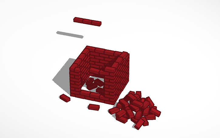 3d Design Copy Of Bricks Tinkercad